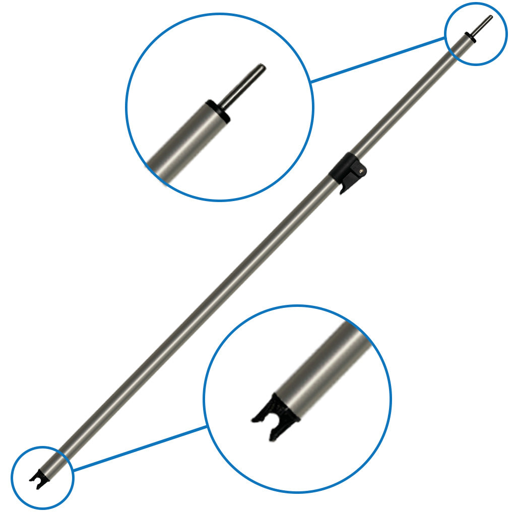 Straight Spigot to Bird Beak Peg | Single Pole | CaravanMods