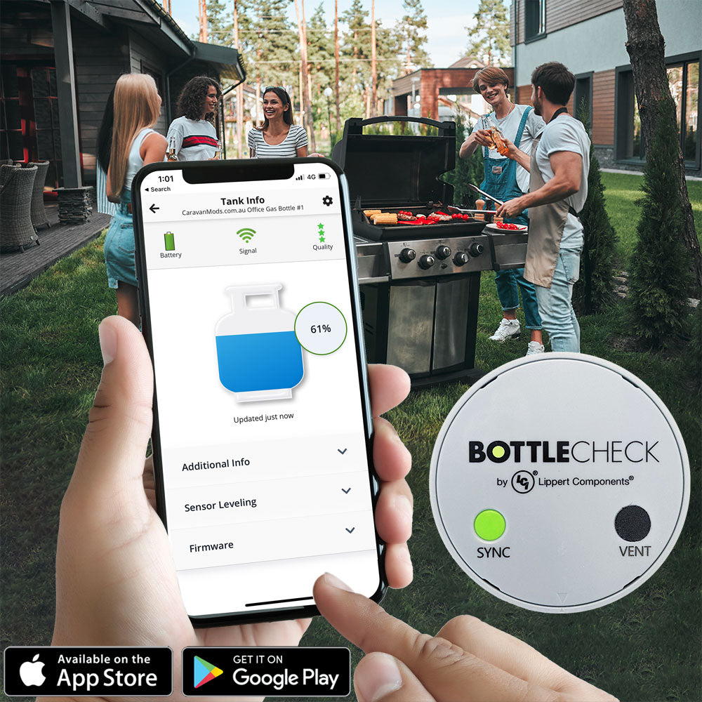 BottleCheck Bluetooth Wireless Gas Gauge Level – CaravanMods.com.au